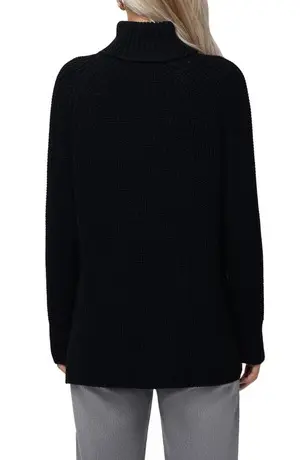 525 America 525 Stella Cotton Turtleneck Sweater - Black