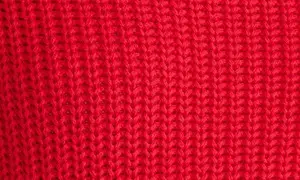 525 America 525 Stella Cotton Turtleneck Sweater - Cherry Red