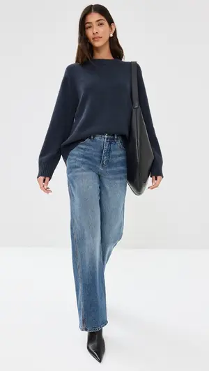 Jenni Kayne Cashmere Oversized Crewneck