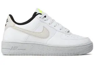 Nike Air Force 1 Low Crater Next Nature Sneakers - White/volt/black