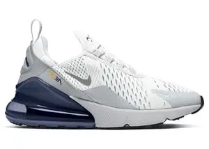 Nike Air Max 270 Sneakers - White/midnight Navy Blue/university Gold