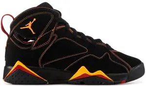 JORDAN 7 Retro Sneakers - Black/citrus/varsity Red