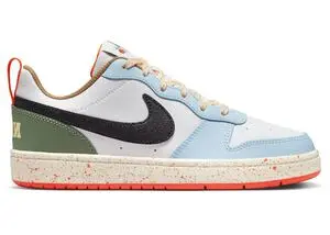 Nike Court Borough Low 2 Alabaster Speckled - White/black/sail