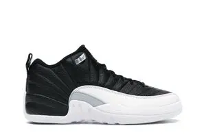 JORDAN 12 Retro Low Playoffs Sneakers - Black/varsity Red/white