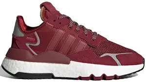Adidas Nite Jogger Sneakers - Collegiate Burgundy/cloud White