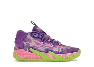 PUMA Lamelo Ball Mb.03 Toxicin Sneakers - Purple Glimmer/green Gecko