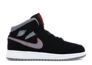 JORDAN Jordan 1 Mid Gym Red Black/particle Grey/white