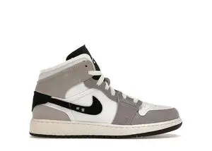 JORDAN Jordan 1 Mid SE Craft Sneakers Cement Grey/black/white
