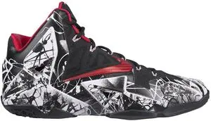 Nike Lebron 11 Graffiti Sneakers - White/university Red/black