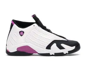 JORDAN 14 Retro Sneakers - White/fuchsia Flash/black
