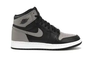 JORDAN 1 Retro High Shadow 2018 Gs - Black/medium Grey/white