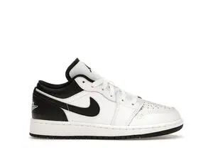 JORDAN 1 Low Sneakers - White/black