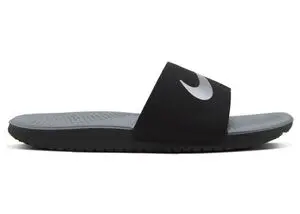 Nike Kawa Slide - Black/metallic Silver