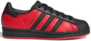 Adidas Superstar Spider-man: Miles Morales Sneakers - Core Black/red