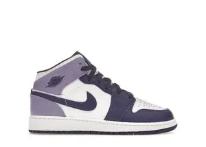 JORDAN Jordan 1 Mid Sneakers Sky Blue J Purple/white/sky Blue J Light Purple