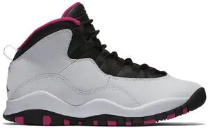 JORDAN 10 Retro Sneakers - Pure Platinum/blackone-colorvivid Pink