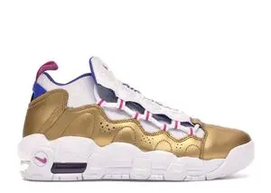 Nike Air More Money Peanut Butter & Jelly Sneakers - White/fuchsia Blast/metallic Gold