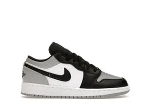 JORDAN Air Jordan 1 Low Shadow Toe Sneakers Light Smoke Grey/black/white
