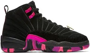 JORDAN 12 Retro Doernbecher Sneakers - Black/pink Blast/hyper Violet