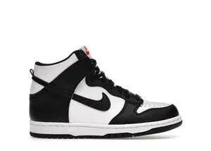 Nike Dunk High Panda Gs - White/black/university Red