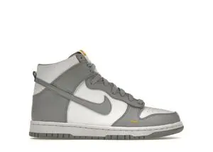 Nike Dunk High Next Nature Marigold Sneakers - Wolf Grey/white