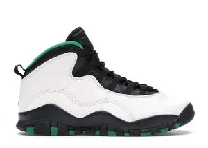 JORDAN 10 Retro Seattle - White/black/green