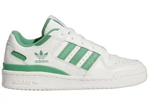 Adidas Forum Low Cl J Sneakers - Cloud White/preloved Green