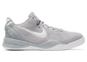 Nike Kobe 8 Basketball Shoes - Wolf Grey/white