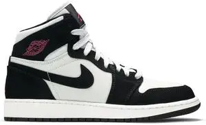 JORDAN 1 Retro High - Pure Platinum/black/pink