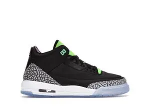 JORDAN 3 Retro Electric Green Gs - Black/white/electric Green