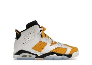 JORDAN 6 Retro Sneakers - White/yellow Ochre/black