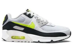 Nike Air Max 90 Hot Lime Sneakers - White/black/neutral Grey