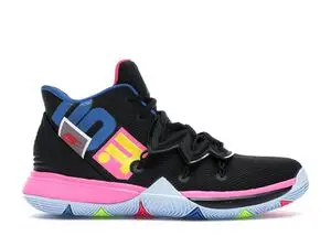 Nike Kyrie 5 "just Do It" Sneakers - Black/volt/hyper Pink
