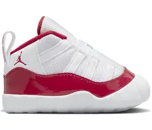 JORDAN 11 Retro Crib Bootie - White/varsity Red/black