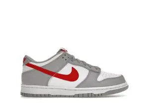 Nike Dunk Low Sneakers - Wolf Grey/white/university Red