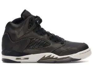 JORDAN 5 Retro Heiress Camo Sneakers - Black/light Bone
