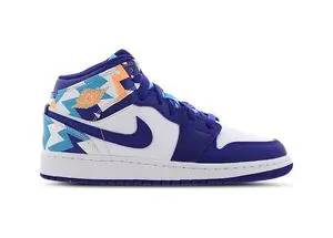 JORDAN 1 Mid Geometric Print Gs Sneakers