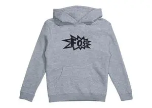 VIRGIL ABLOH Youth FOS CAT Hoodie - Heather Grey