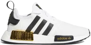 Adidas Nmd R1 Sneakers - Cloud White/core Black/gold Metallic