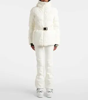 JETSET Chamonix Belted Ski Jacket - White