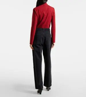 AGOLDE Slater High-rise Wide-leg Jeans