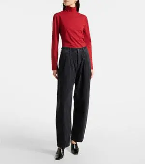 AGOLDE Slater High-rise Wide-leg Jeans