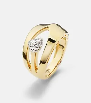 Yeprem 18kt Yellow Ring With Diamonds
