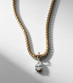 ANITA KO 18kt Yellow Diamond Pendant Necklace