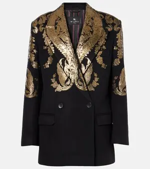 Etro Paisley Wool-cashmere Blazer