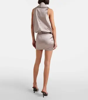 Attico Satin Minidress