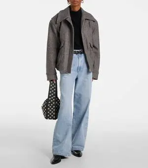 AGOLDE Low Curve Wide-leg Jeans - Blue