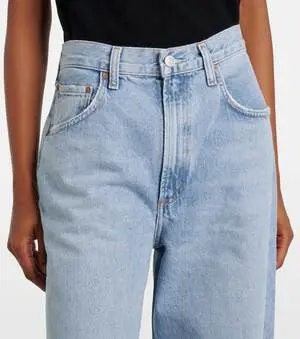 AGOLDE Low Curve Wide-leg Jeans - Blue