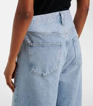 AGOLDE Low Curve Wide-leg Jeans - Blue