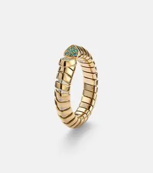 Marina B Trisolina 18kt Ring With Tourmalines